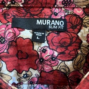 Murano | Shirts | Muranoavant Garden Collection Slim Fit Floral Print ...